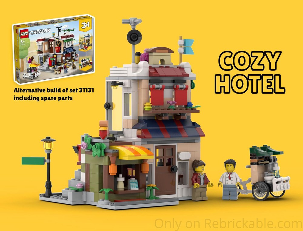 LEGO MOC-205812 31131 Noodle Shop Alternate Build: Cozy Hotel by ...
