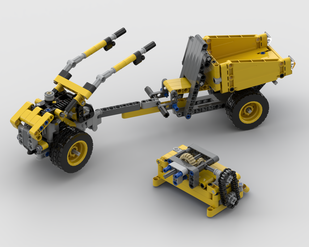 LEGO MOC 42035 Single-Axle Tractor Bundle by Larsagri | Rebrickable ...