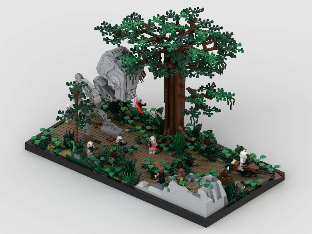 LEGO MOC-205818 Endor Diorama by JonesenJones | Rebrickable - Build ...