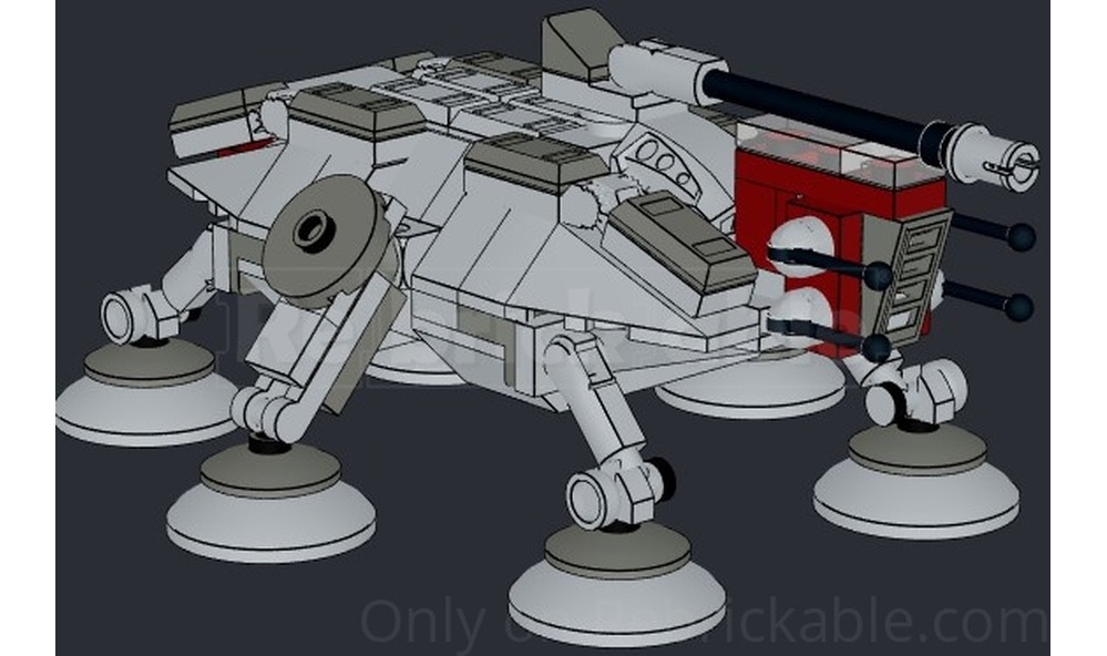 LEGO MOC AT-TE mini 2 types of versions by Adaxeda | Rebrickable ...