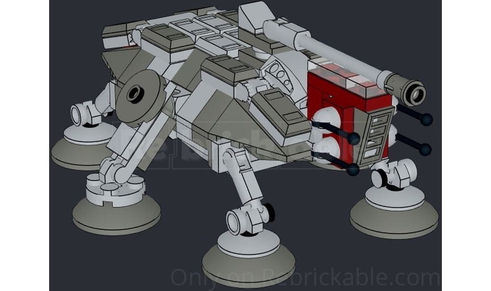 LEGO MOC AT-TE mini 2 types of versions by Adaxeda | Rebrickable ...