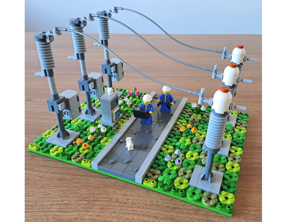 LEGO MOC High Voltage Electrical Substation: Circuit Breaker by ...