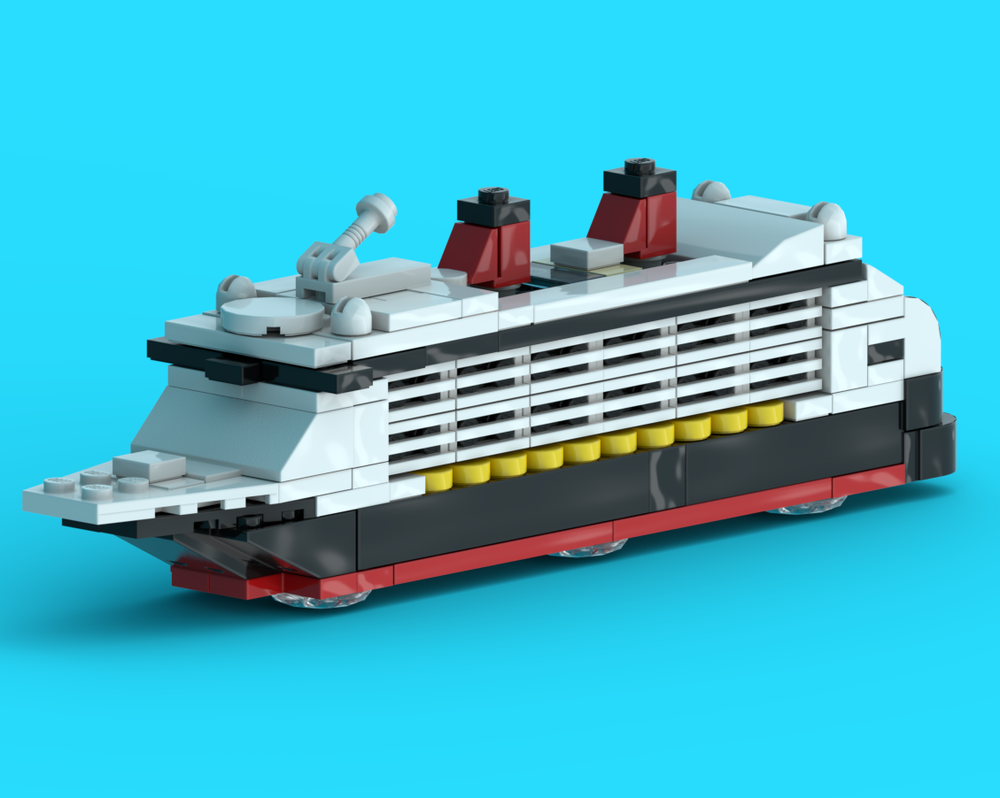 LEGO MOC Disney Cruise Ship Model by readrow | Rebrickable - Build with ...