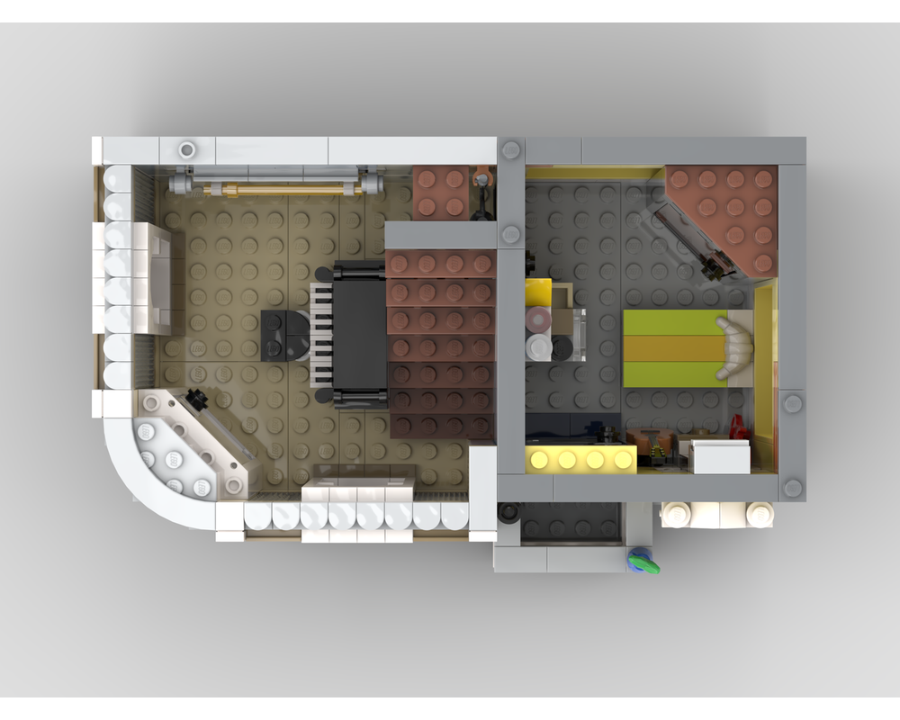 LEGO MOC Assembly Square Bistro by Briquoleur | Rebrickable - Build ...