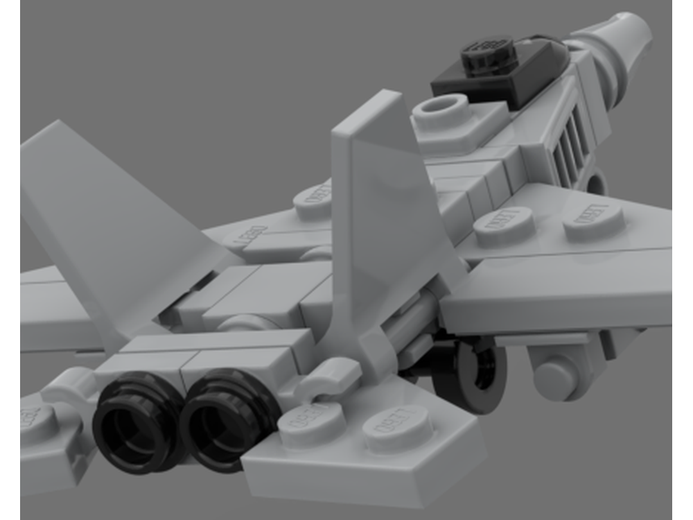 LEGO MOC (FREE) McDonnell Douglas F/A-18 Hornet mini by Fighterjetfan15 ...