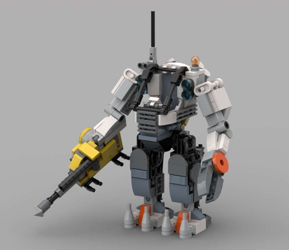LEGO MOC Heavy Duty Space Construction Mech by BigSkwigg | Rebrickable ...
