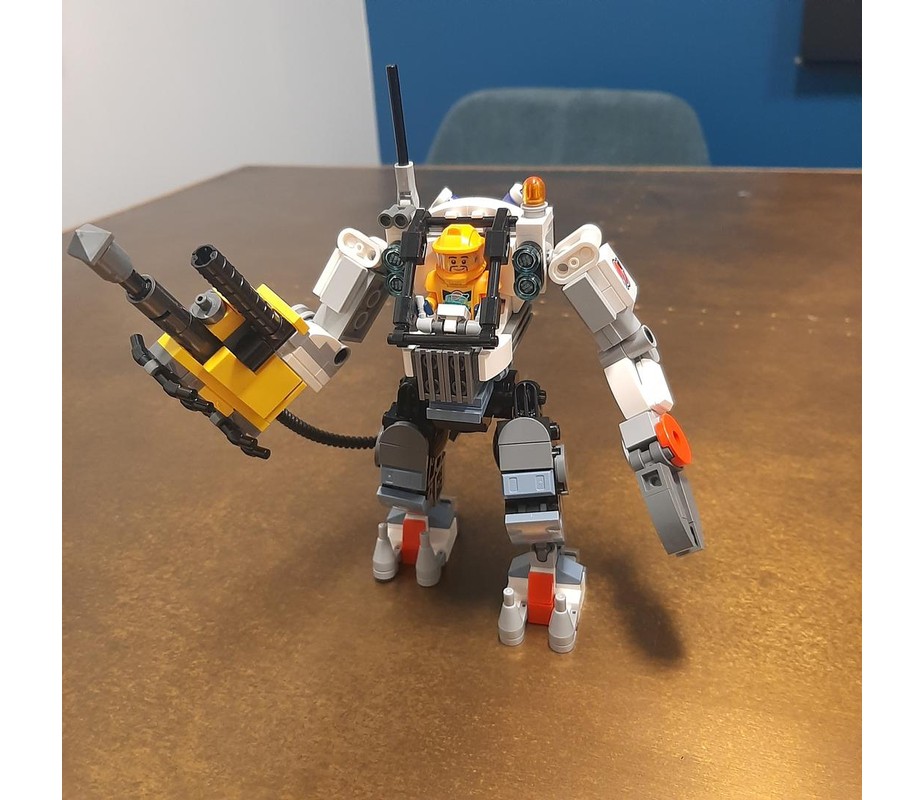 LEGO MOC Heavy Duty Space Construction Mech by BigSkwigg | Rebrickable ...