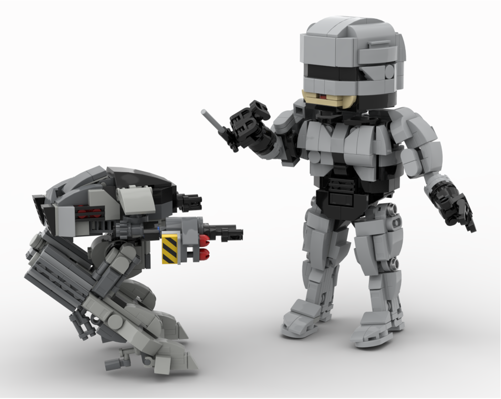 LEGO MOC-205878 RoBoCop by BroadBricks_Studio | Rebrickable - Build ...