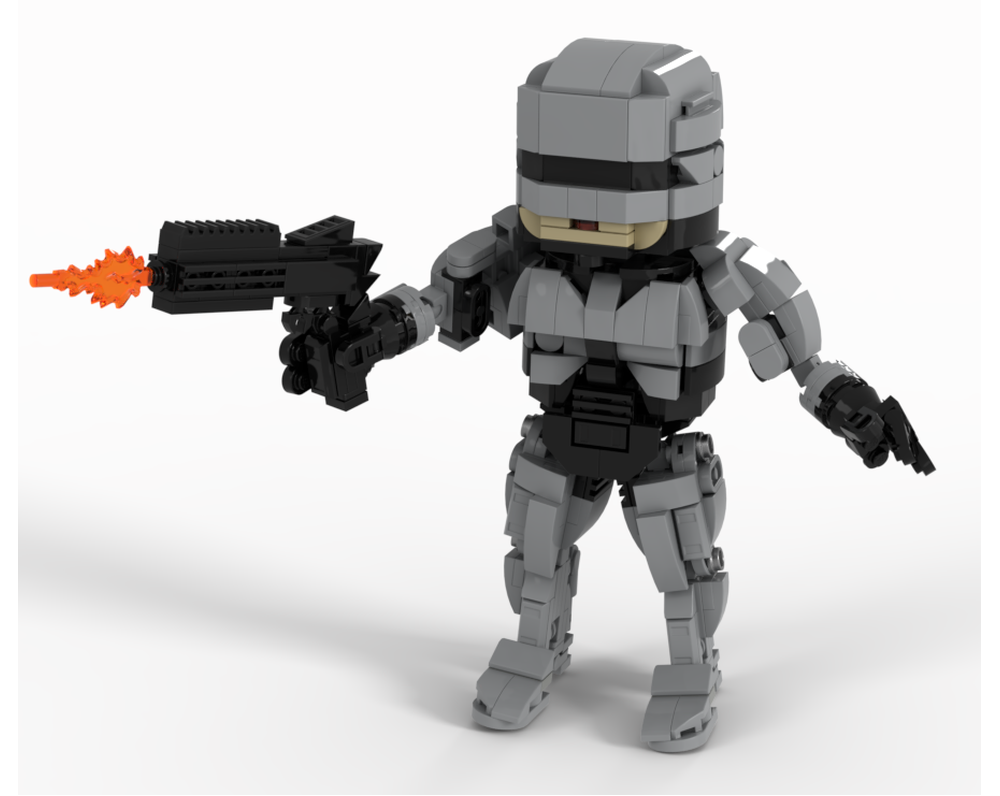 LEGO MOC-205878 RoBoCop by BroadBricks_Studio | Rebrickable - Build ...