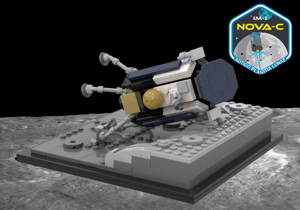 Lego Moc Odysseus Nova C Lunar Lander Im 1 By Orchardbuilds