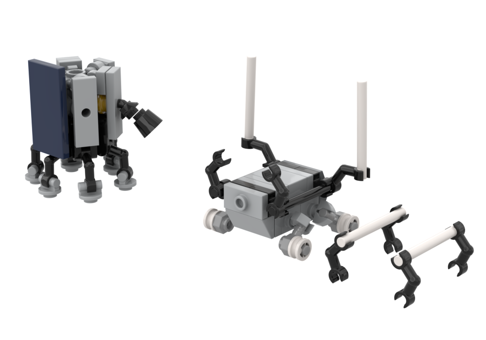 LEGO MOC µNova (Micro-Nova) Hopper and MAPP Rover by OrchardBuilds | Rebrickable - Build with LEGO