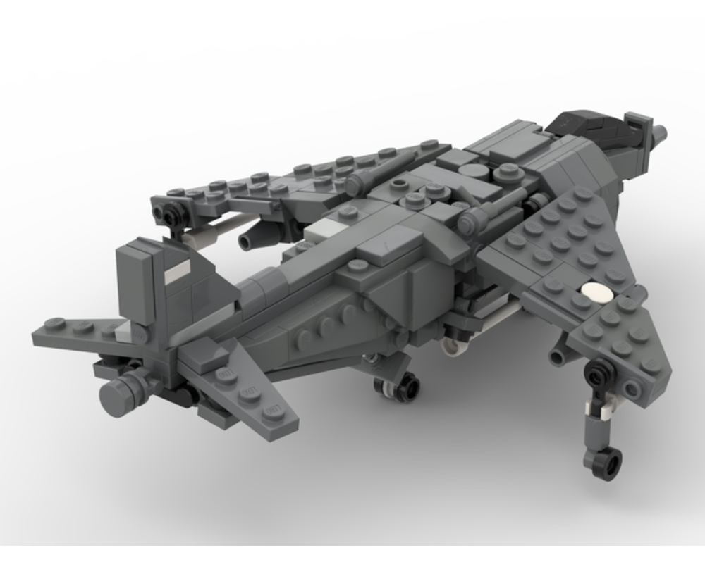 LEGO MOC Sea Harrier FA2 by BasicBuilder23 | Rebrickable - Build with LEGO