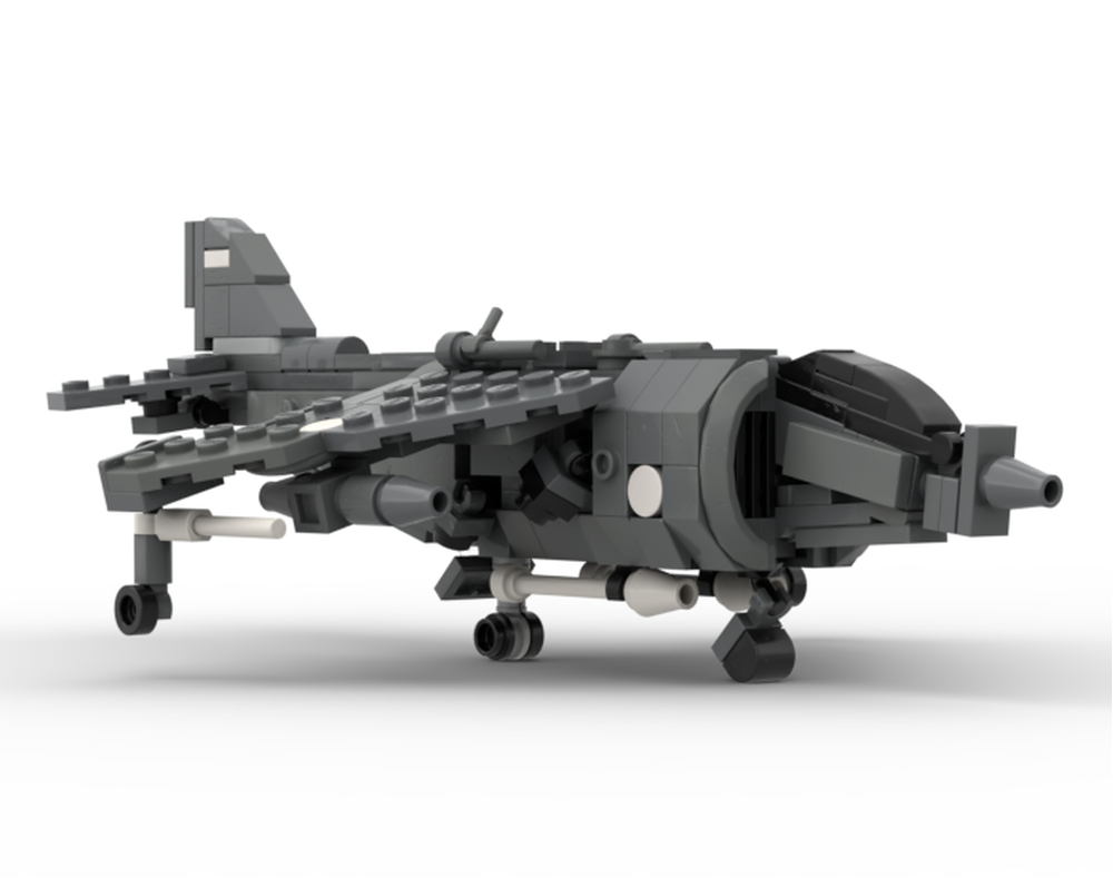 LEGO MOC Sea Harrier FA2 by BasicBuilder23 | Rebrickable - Build with LEGO
