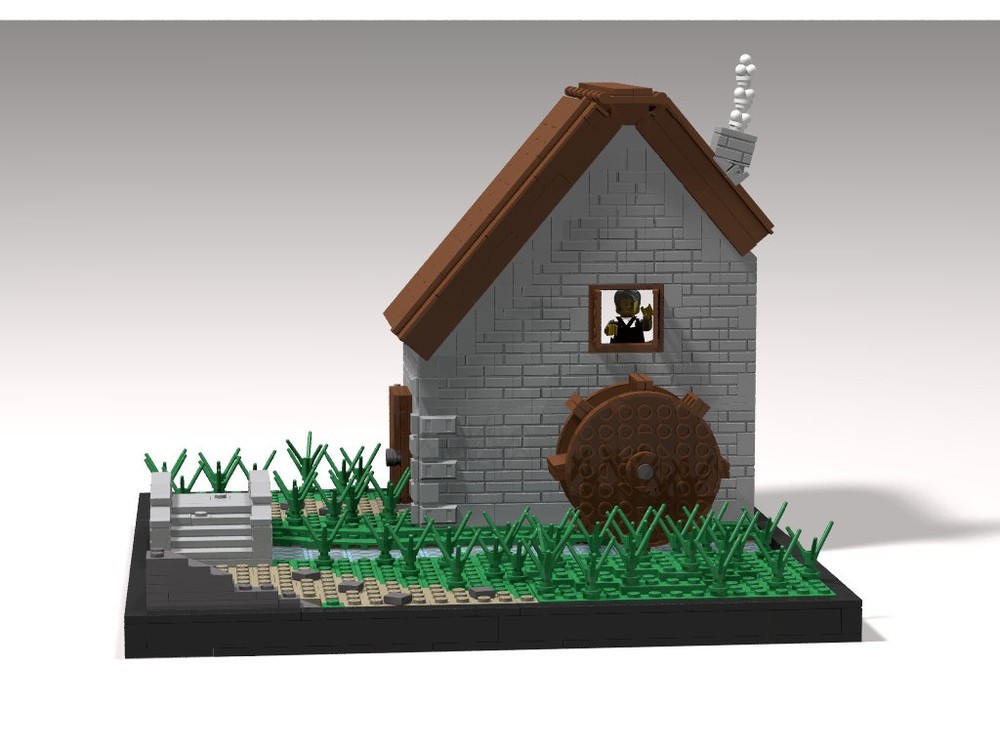 LEGO MOC Watermill by The_CLONE_501e | Rebrickable - Build with LEGO