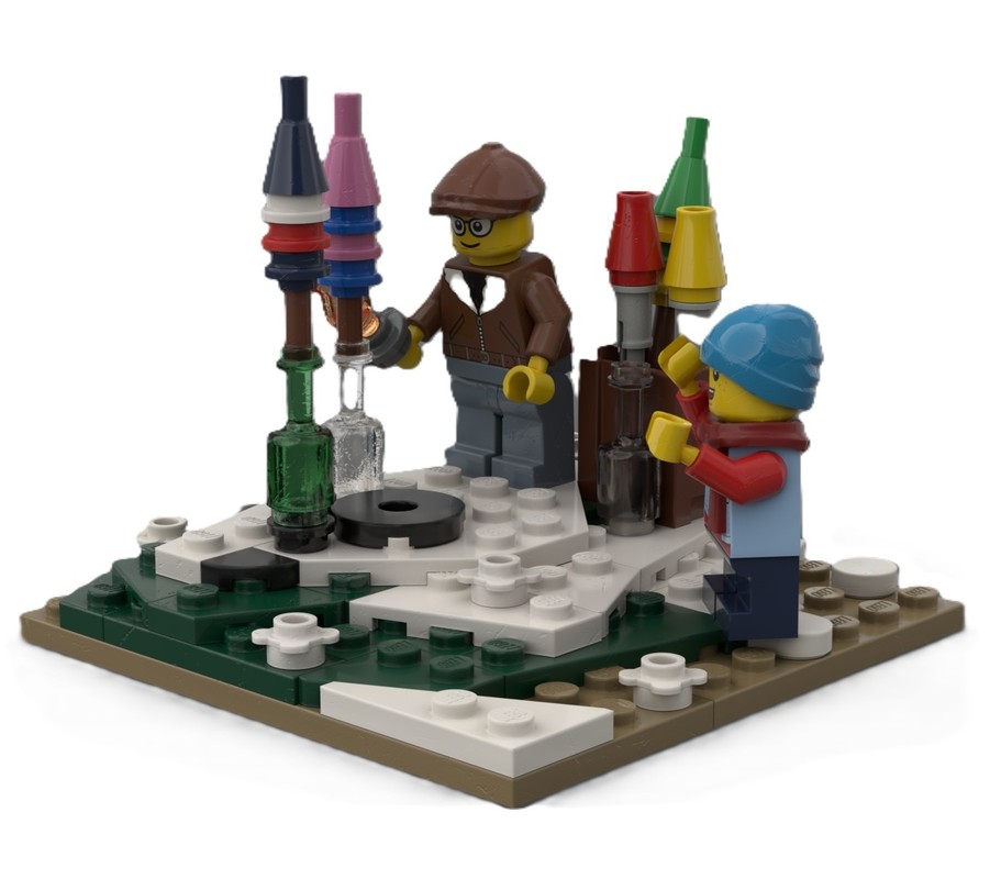 LEGO MOC Fireworks by mrnoeb | Rebrickable - Build with LEGO