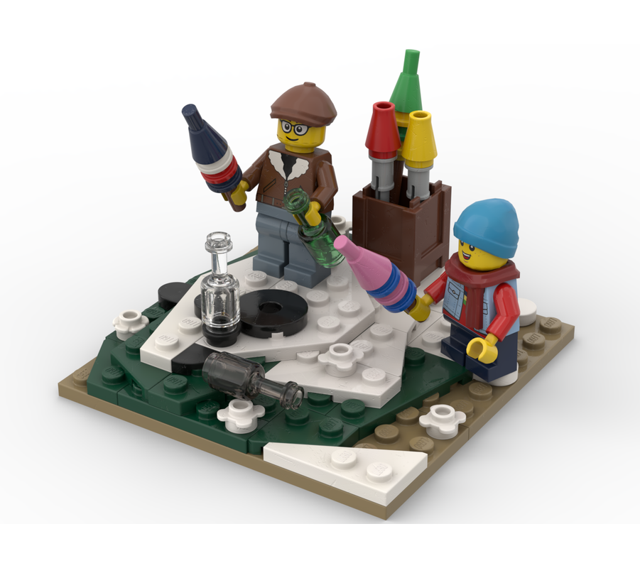 LEGO MOC Fireworks by mrnoeb | Rebrickable - Build with LEGO