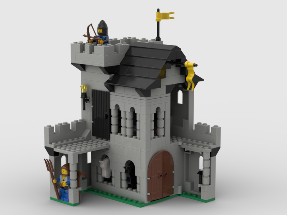 LEGO MOC-205916 Medieval Stable by carnby2000 | Rebrickable - Build ...