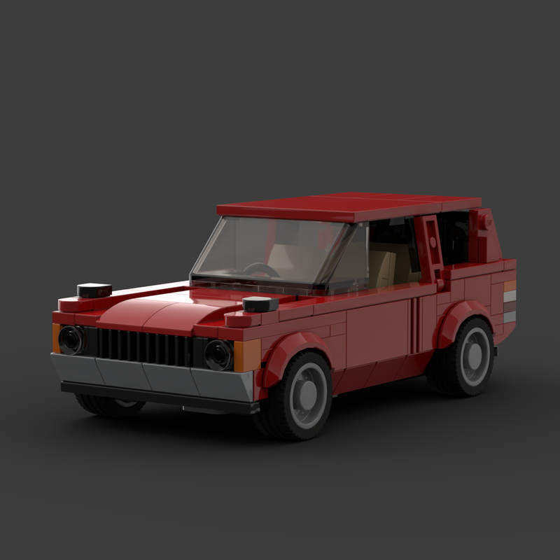 LEGO MOC Land Rover Range Rover 1970 (Red) by C.M.D | Rebrickable ...