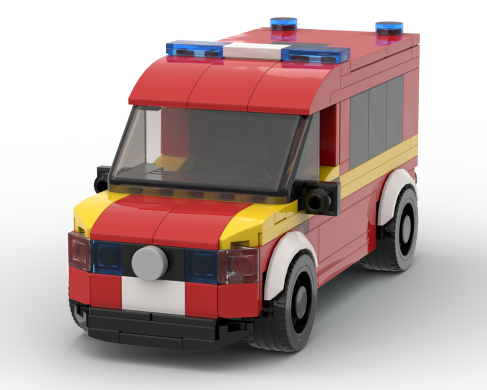 LEGO MOC Feuerwehr Vito ELW Fire Car by BK Brick Design | Rebrickable ...