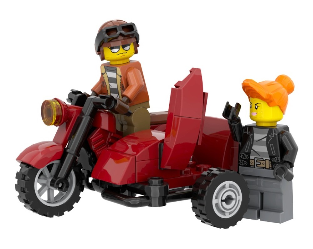 Lego Moc Motorcycle With Sidecar By Felixrebricks Rebrickable