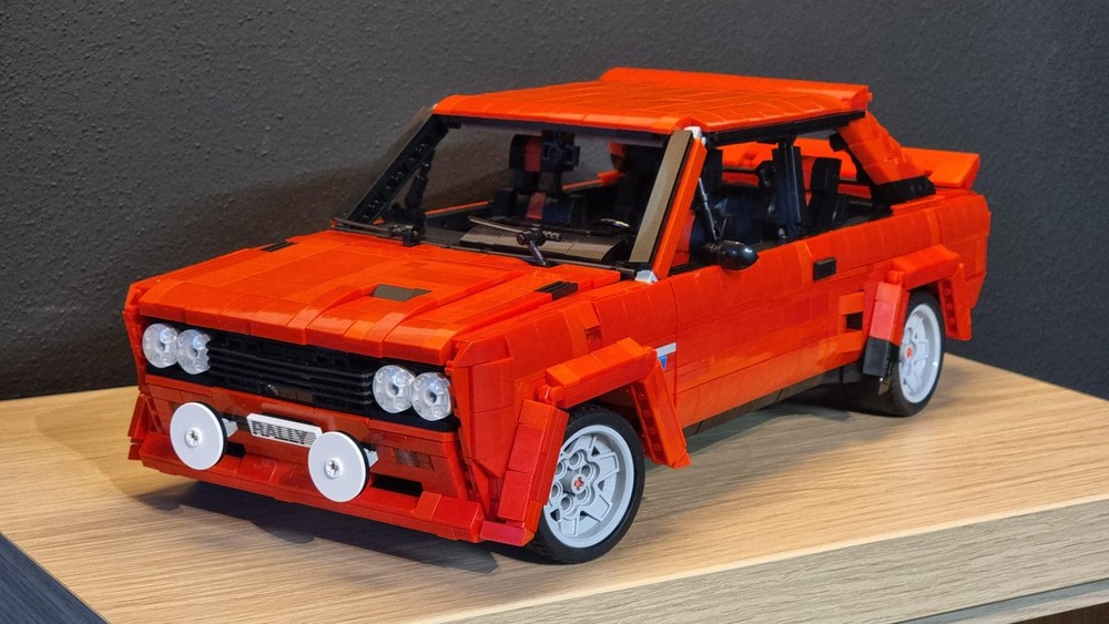 LEGO MOC Fiat 131 Abarth Rally Stradale (1978) by Aquil8 | Rebrickable ...