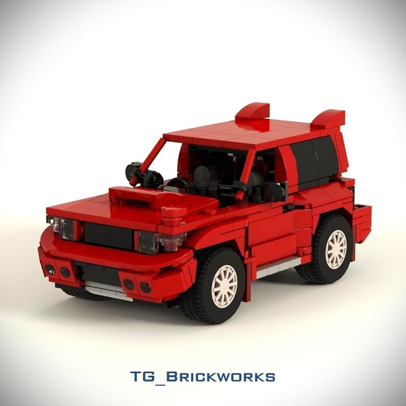 LEGO MOC Mitsubishi Pajero Evolution by tg_brickworks | Rebrickable - Build with LEGO