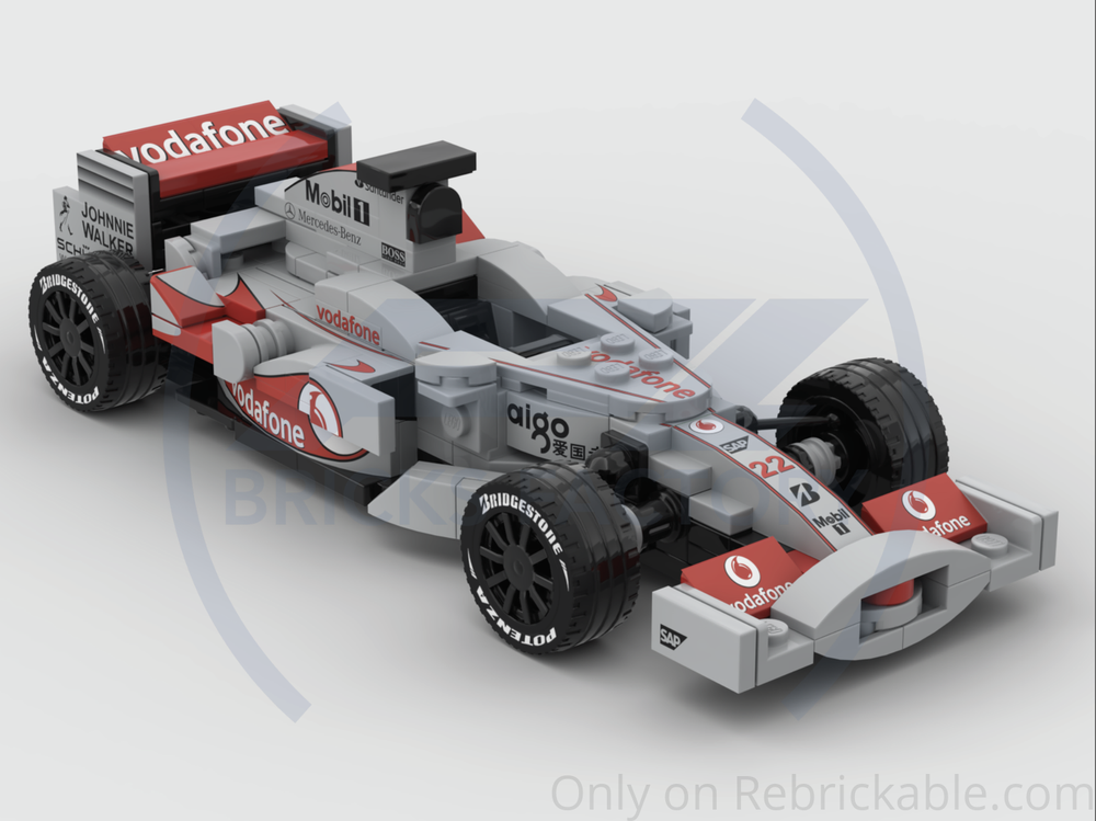 LEGO MOC F1 McLaren MP4/23 by Pit Lane Bricks Factory | Rebrickable ...