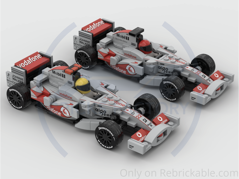 LEGO MOC F1 McLaren MP4/23 by Pit Lane Bricks Factory | Rebrickable ...