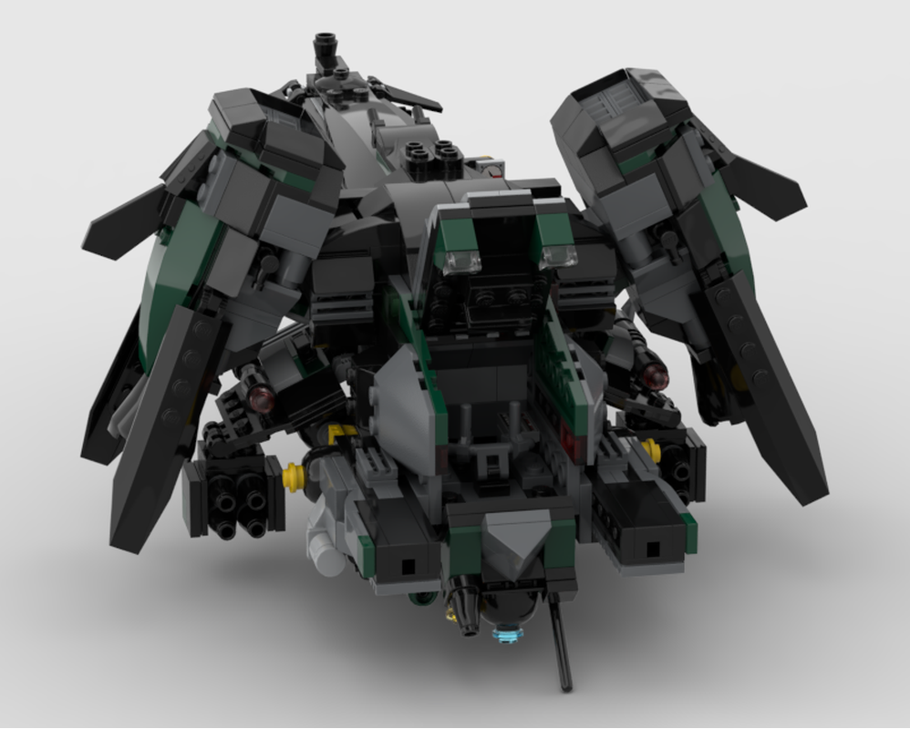 LEGO MOC-205941 VTOL Gunship by Total_Rebrick | Rebrickable - Build ...