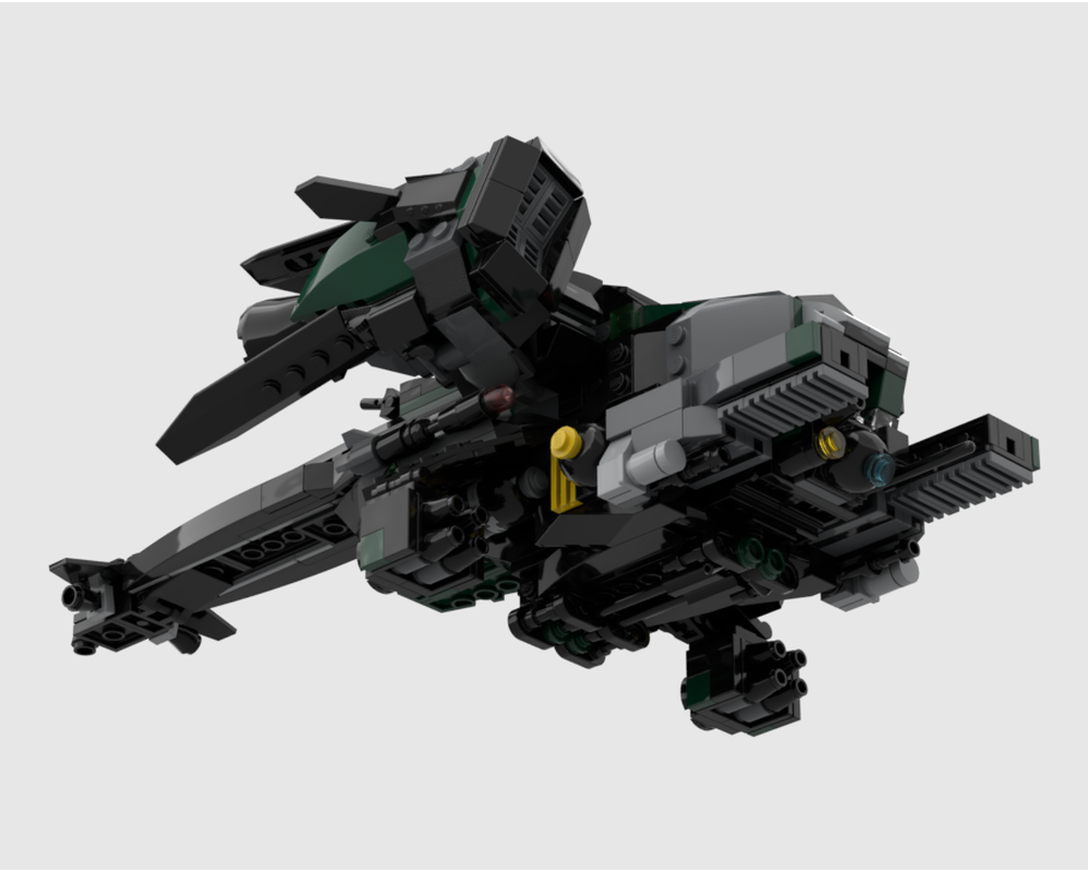 LEGO MOC-205941 VTOL Gunship by Total_Rebrick | Rebrickable - Build ...