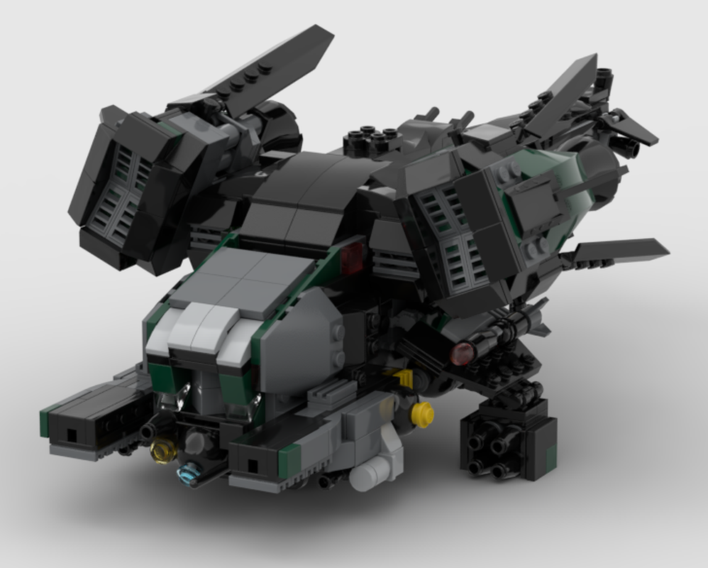 LEGO MOC VTOL Gunship by Total_Rebrick | Rebrickable - Build with LEGO