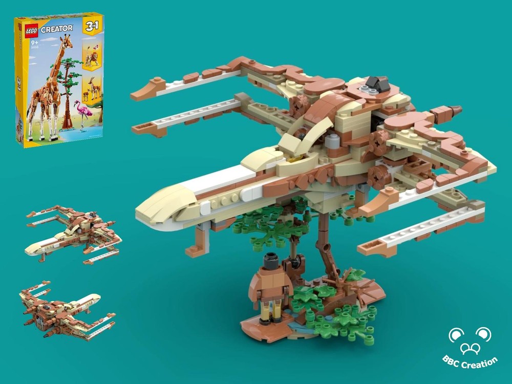 LEGO MOC Safari Star fighter by bbchai | Rebrickable - Build with LEGO