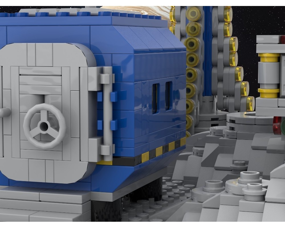 Lego Moc Space Landing Base By Szandris89 Rebrickable Build With Lego