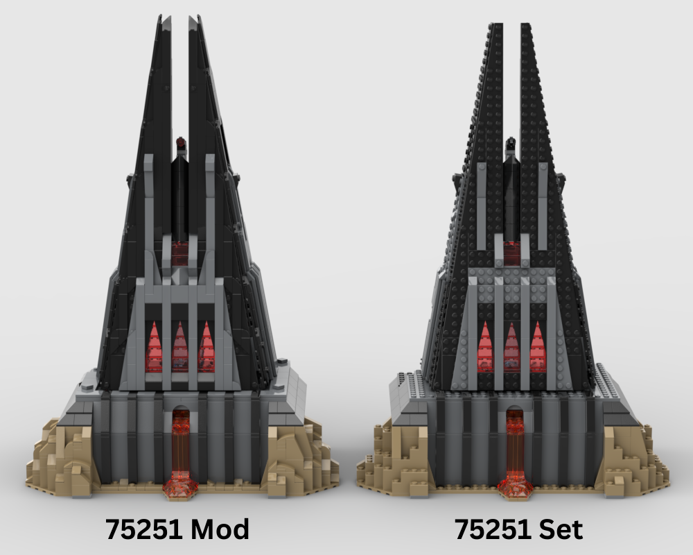 LEGO MOC Vader's Fortress (75251 Modification) by codyaner.bricks ...