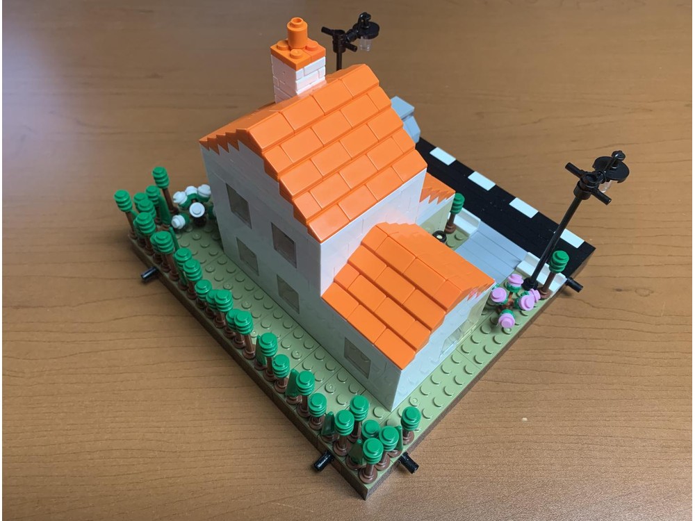 Lego Moc Modular 2 Storey House By Emixam2 Rebrickable Build With