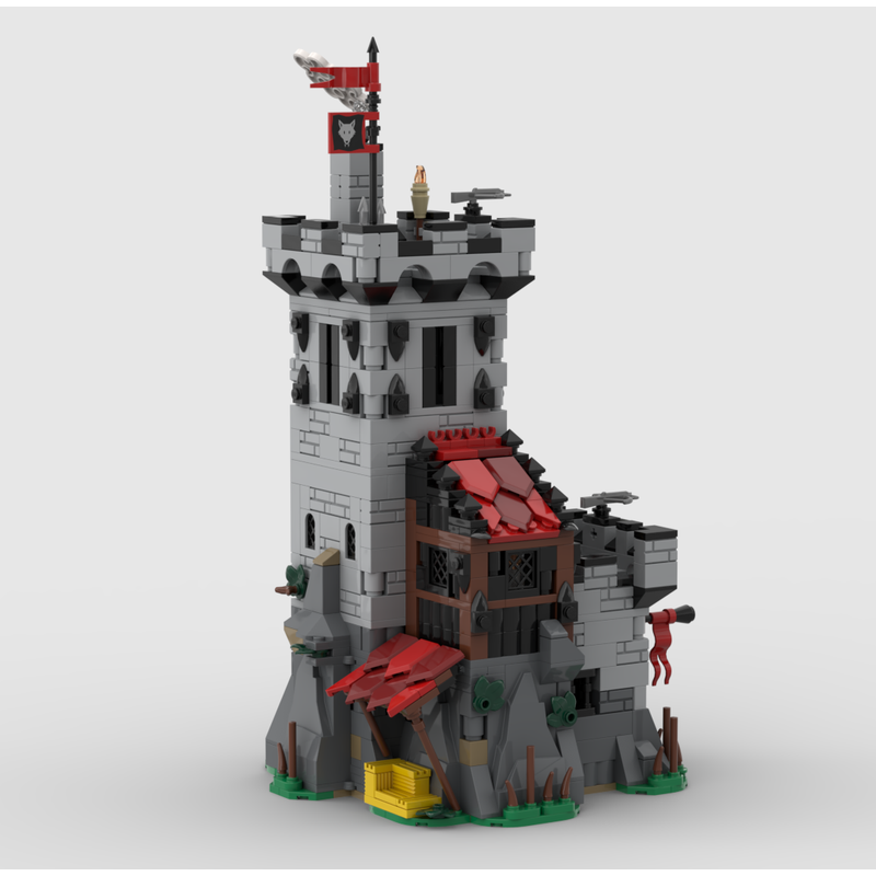 LEGO MOC-205981 Wolfpack Outpost by MidiBricks | Rebrickable - Build ...