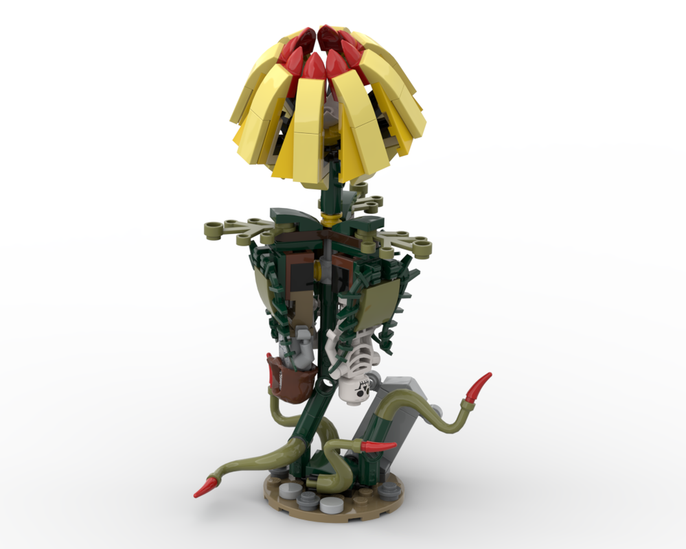 LEGO MOC Corpse flower by AlexEscapist | Rebrickable - Build with LEGO
