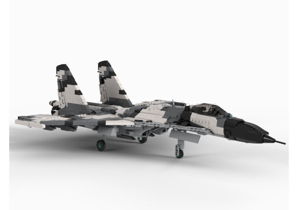 LEGO MOC Su-27SKM by GreeneBricks | Rebrickable - Build with LEGO