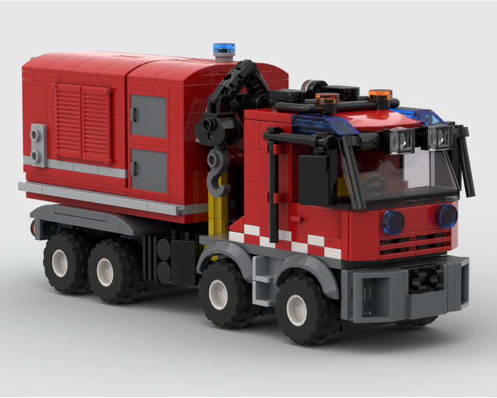 LEGO MOC Modular Transport System Fire Truck by reggieranger ...