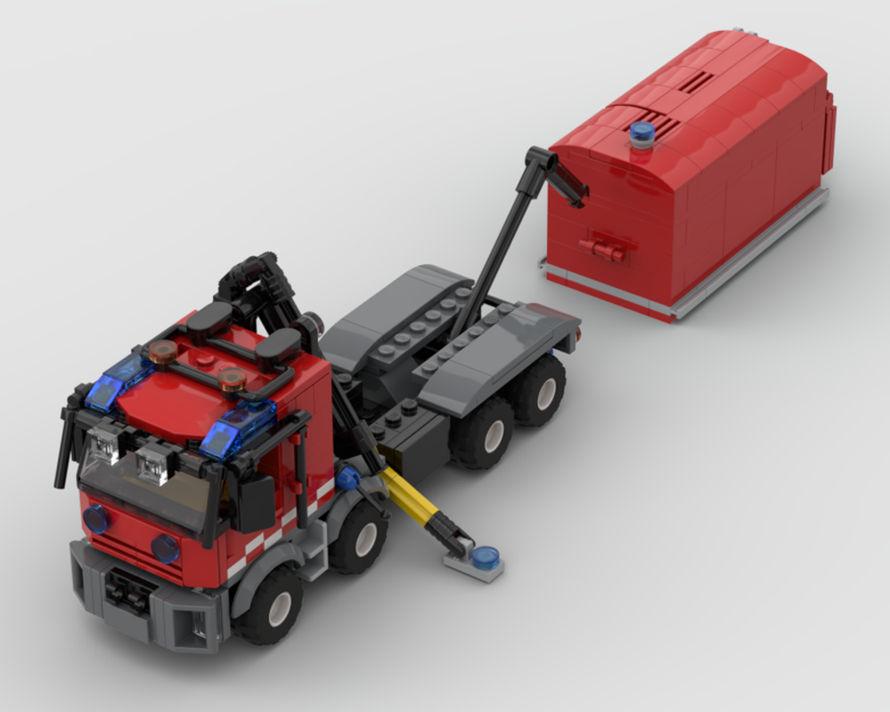 LEGO MOC Modular Transport System Fire Truck by reggieranger ...