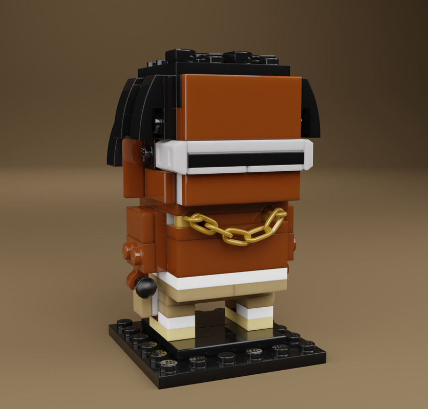 LEGO MOC Travis Scott Custom Brickheadz by IconicBrix | Rebrickable ...