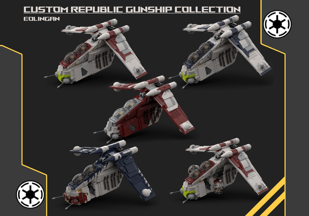 LEGO MOC-206022 Republic Gunship/LAAT collection by Eolingan ...