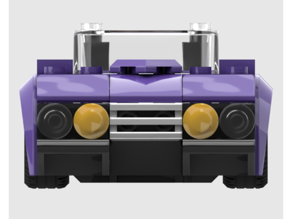 Lego Moc Convertible Muscle Car By Raptor9889 Rebrickable Build