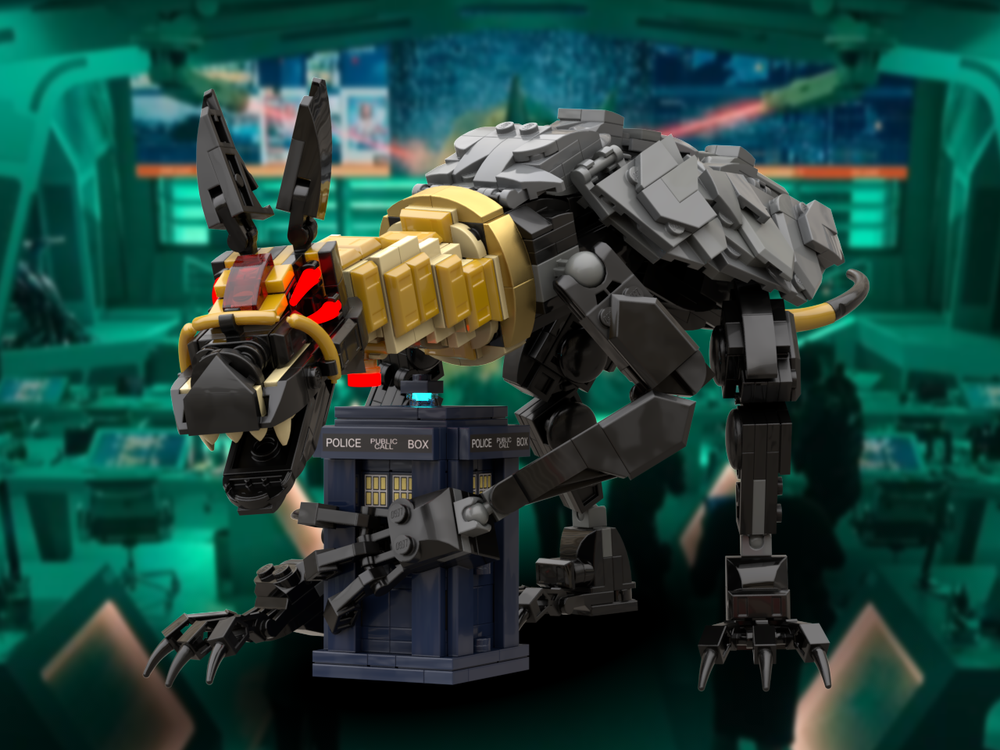 LEGO MOC-206042 Sutekh (Doctor who) and Tardis by Dwl.ego | Rebrickable ...