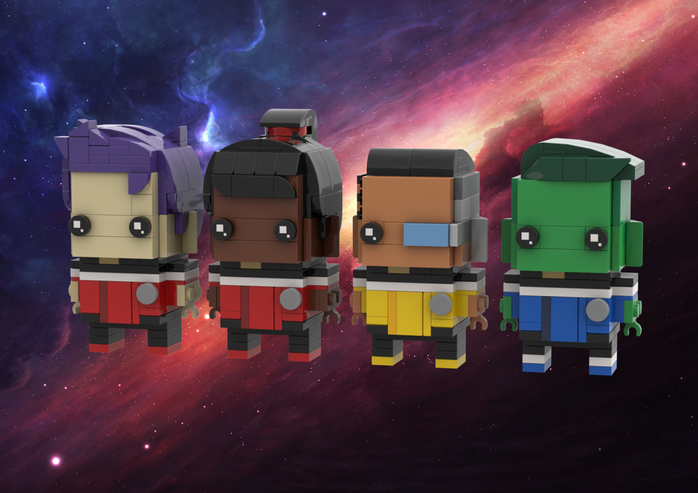 LEGO MOC Star Trek Lower Decks Brickheadz Bundle by RetroBrix ...