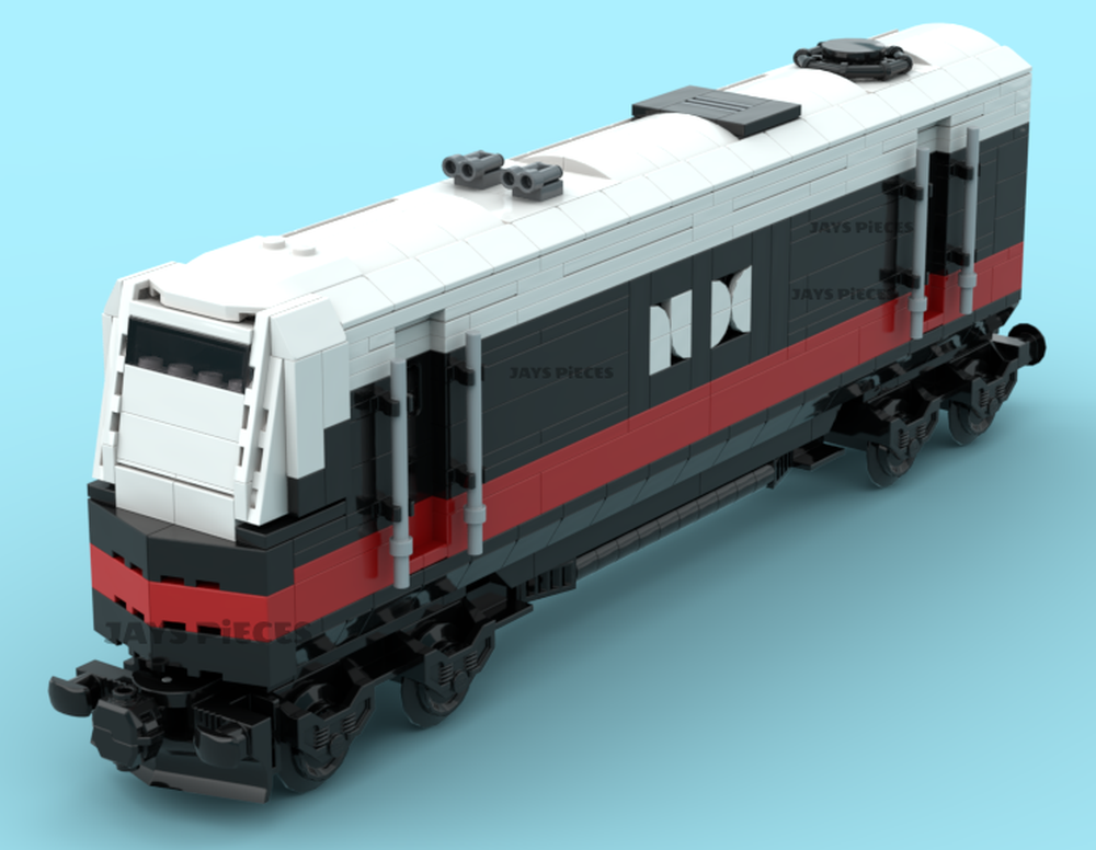 LEGO MOC LEGO New Haven GE P32 Genesis Diesel Locomotive by Jays Pieces ...