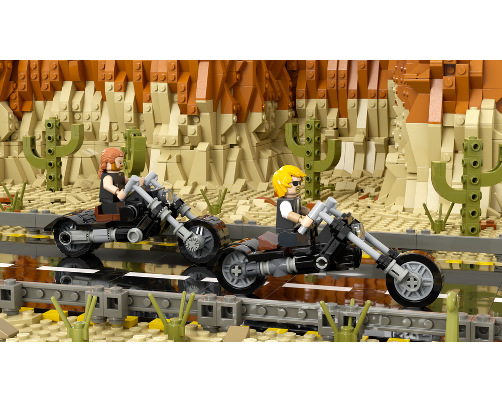 LEGO MOC The bikers bike by Blocksandmocs | Rebrickable - Build with LEGO