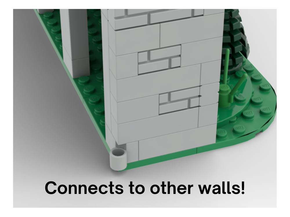 LEGO MOC Castle Wall by Studs_on_a_Tile | Rebrickable - Build with LEGO