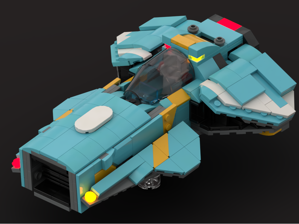 LEGO MOC Wipeout Lego Racer by aVimes | Rebrickable - Build with LEGO