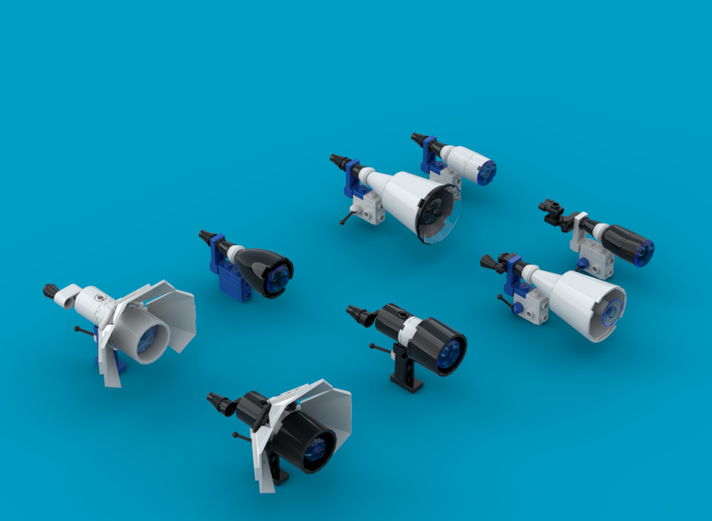 LEGO MOC Telescope by GuillaumeH | Rebrickable - Build with LEGO